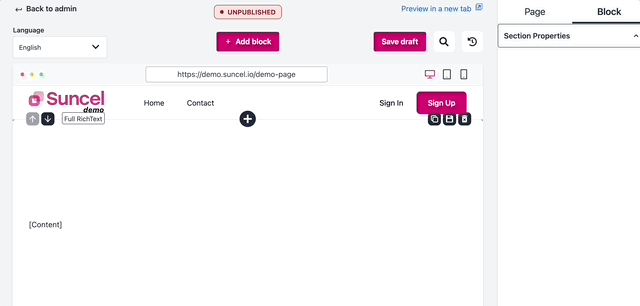Changelog April 2023 - Suncel CMS
